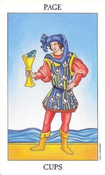 All About The Page of Cups Tarot Card - The Page of Cups Tarot Card ...