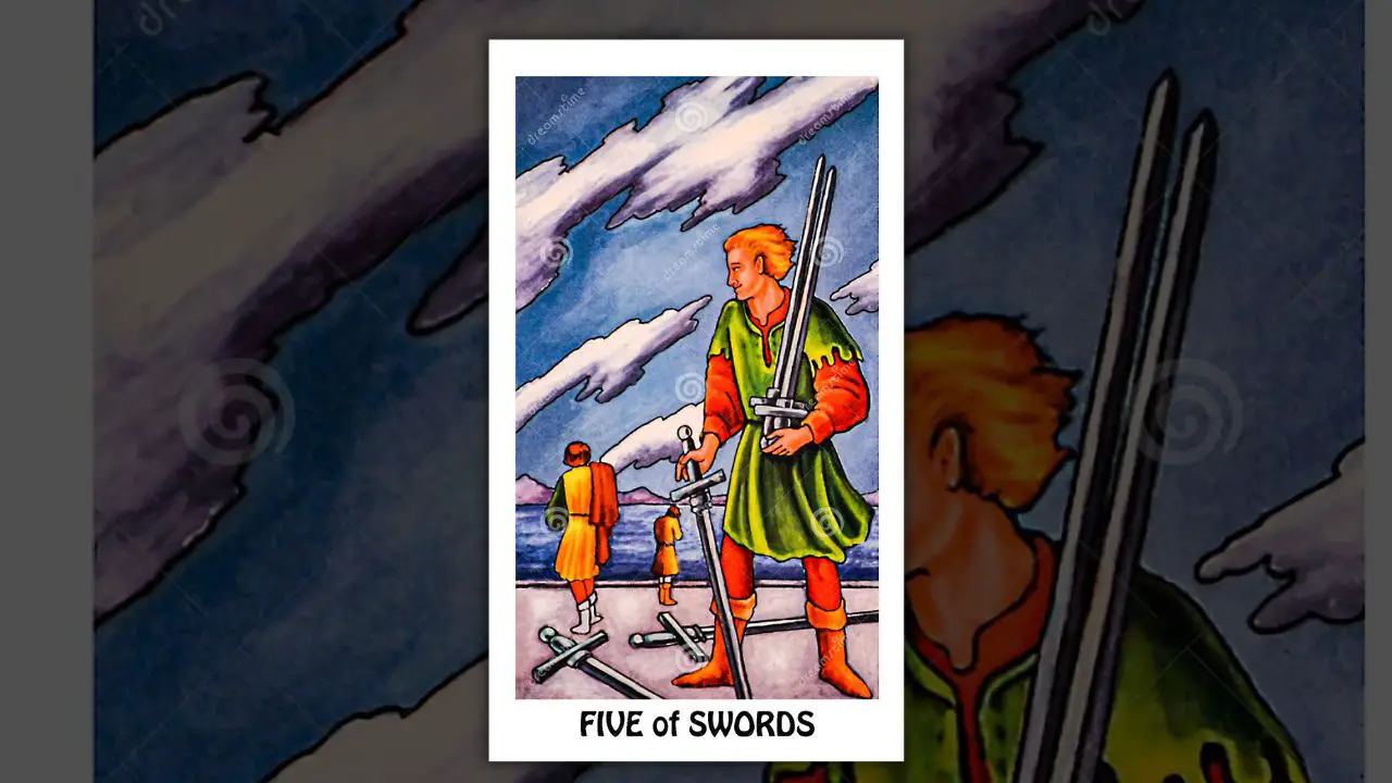 All About The Five of Swords Tarot Card - The Five of Swords Tarot Card ...