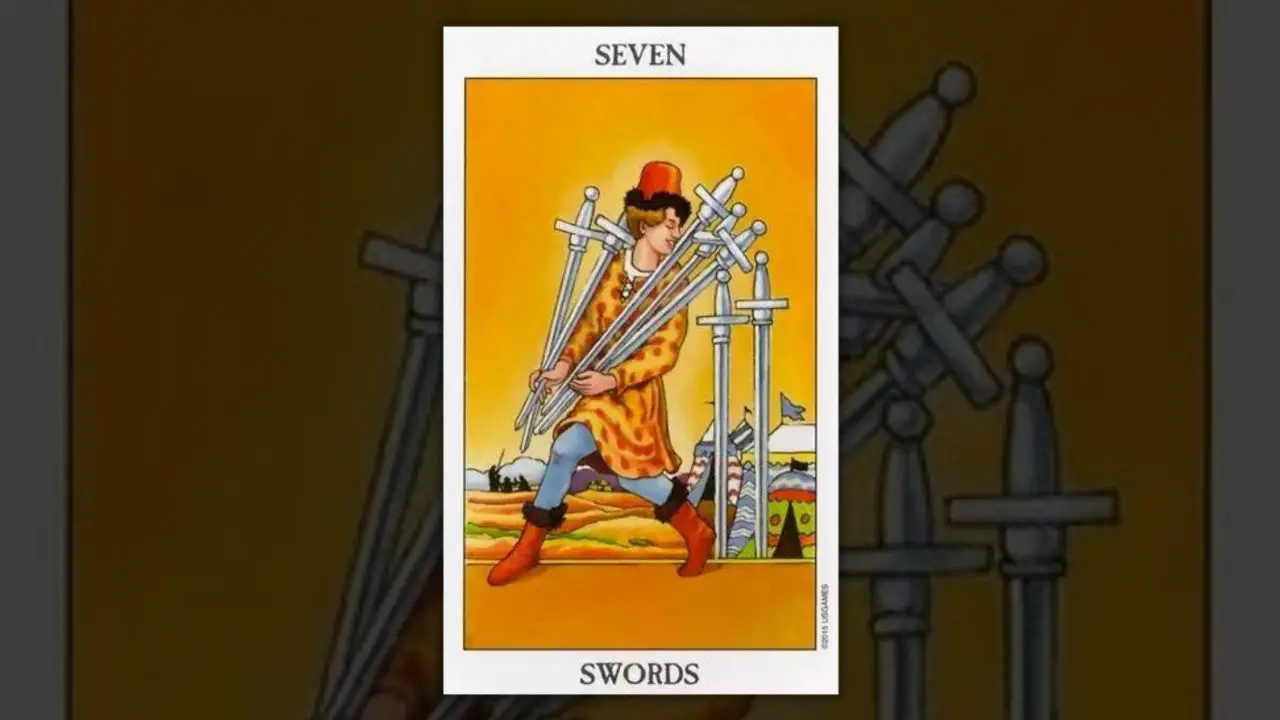 All About The Seven of Swords Tarot Card - The Seven of Swords Tarot ...