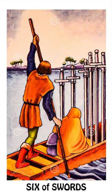All About The Six of Swords Tarot Card - The Six of Swords Tarot Card ...