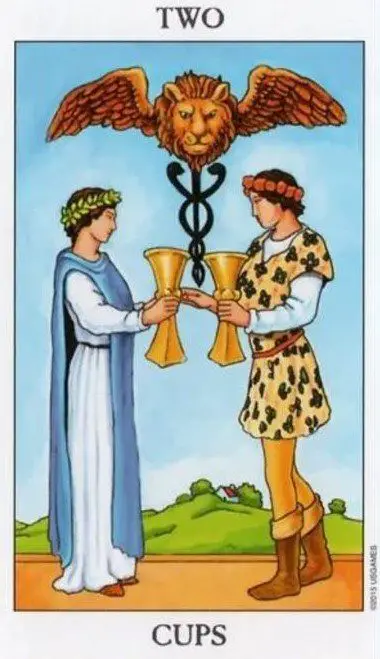 All About The Two of Cups Tarot Card - The Two of Cups Tarot Card Meaning - eAstroHelp